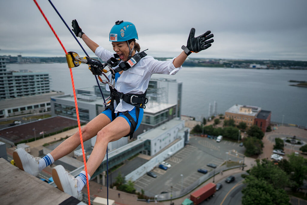 Over the Edge Urban Rappelling
